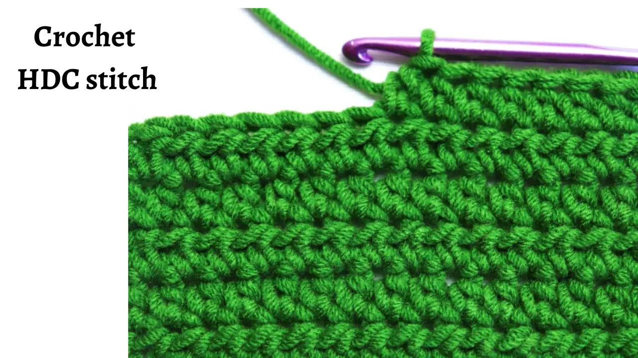 Half Double Crochet Stitch {HDC st} - Dreamcrochets