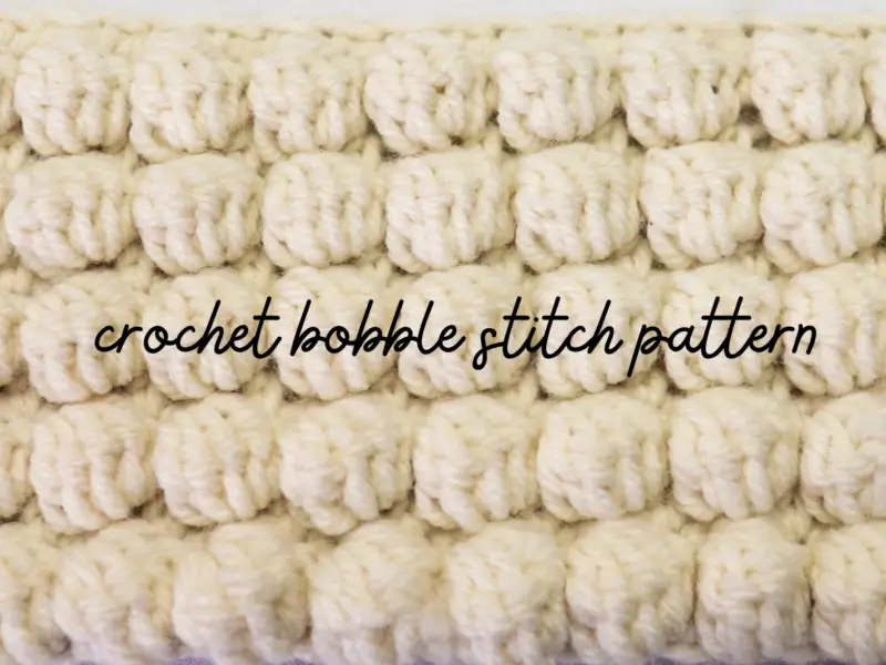 Crochet bobble stitch Pattern. - Dreamcrochets