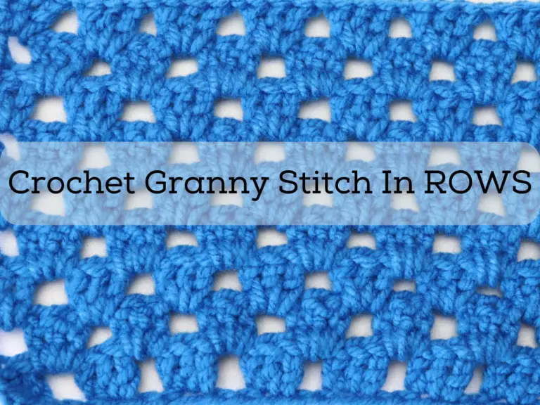 Crochet granny stitch in rows {beginner friendly} - Dreamcrochets
