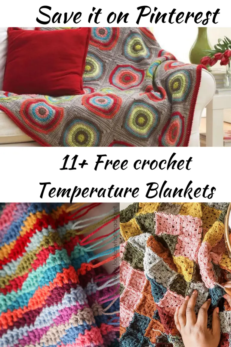 11+ Free Crochet Temperature Blankets Patterns. - Dreamcrochets